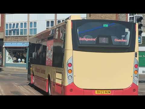 Here is the Safeguard Volvo bus on the number 4 in Guildford Sunday 6 ...