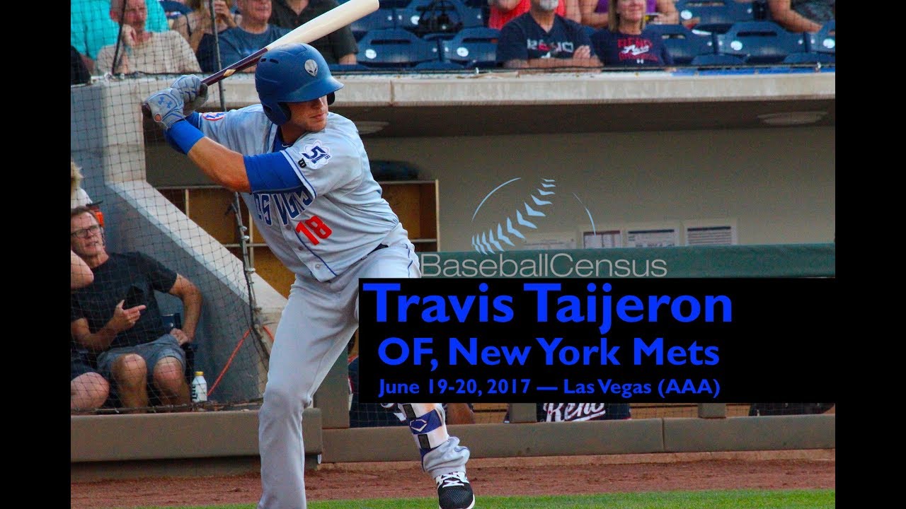 Travis Taijeron, OF, New York Mets — June 19-20, 2017 - YouTube