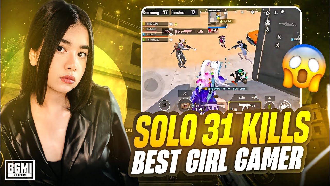 First Girl Gamer To Hit 31 Solo Finishes in BGMI?💀 *CHAT GONE CRAZY ...