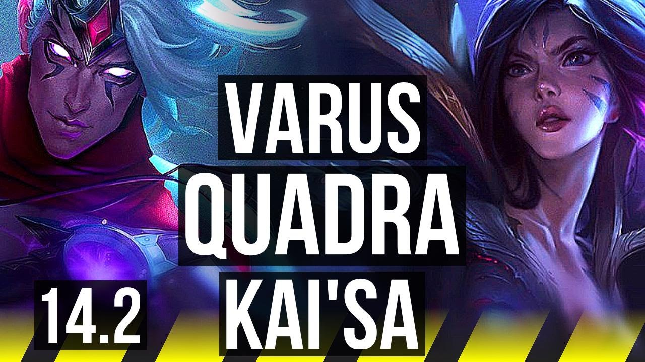 VARUS & Taric vs KAI'SA & Nautilus (ADC) | Quadra, Godlike | KR Master ...