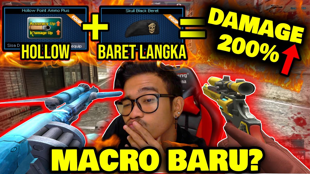 ZOMBIE SLAYER + MACRO BARU + DAMAGE 200% ?! // Gameplay Point Blank ...