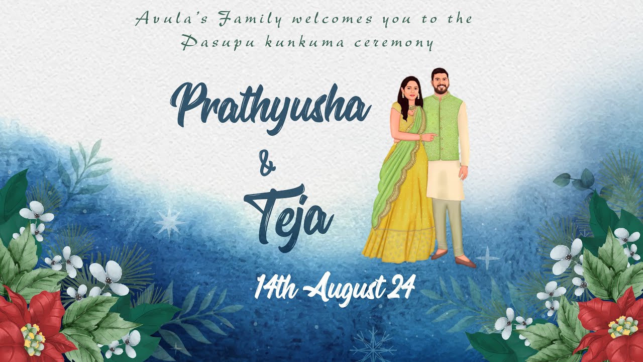 Avula’s Family welcomes you to the Pasupu kunkuma ceremony ...