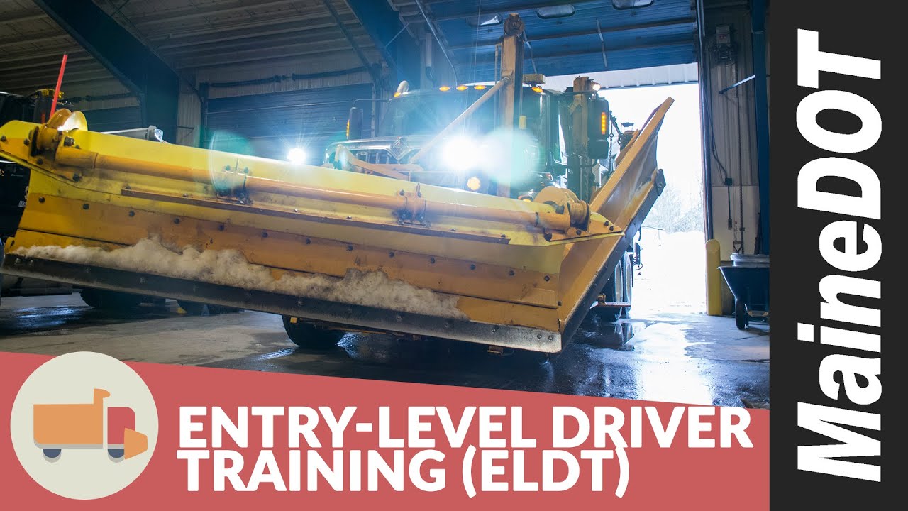 Entry-Level Driver Training (ELDT) with MaineDOT - YouTube