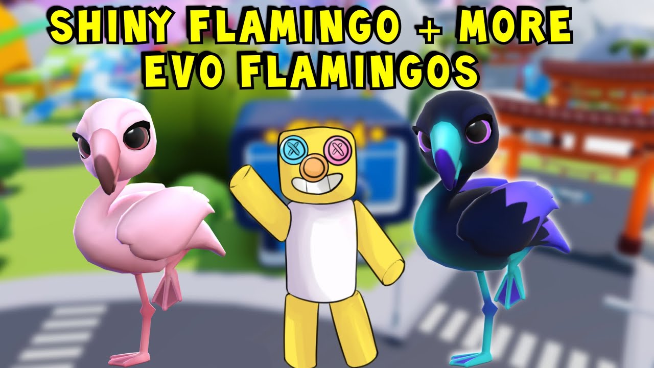 SHINY MILKY WAY FLAMINGO + More EVO Flamingos (Ropets) - YouTube