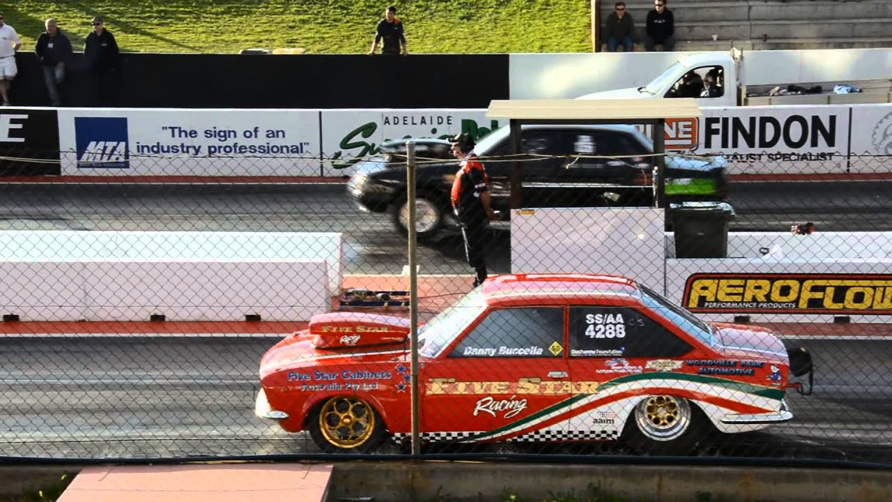 Holden VK vs Fiat Chevy Small Block Super Street Drags Adelaide ...