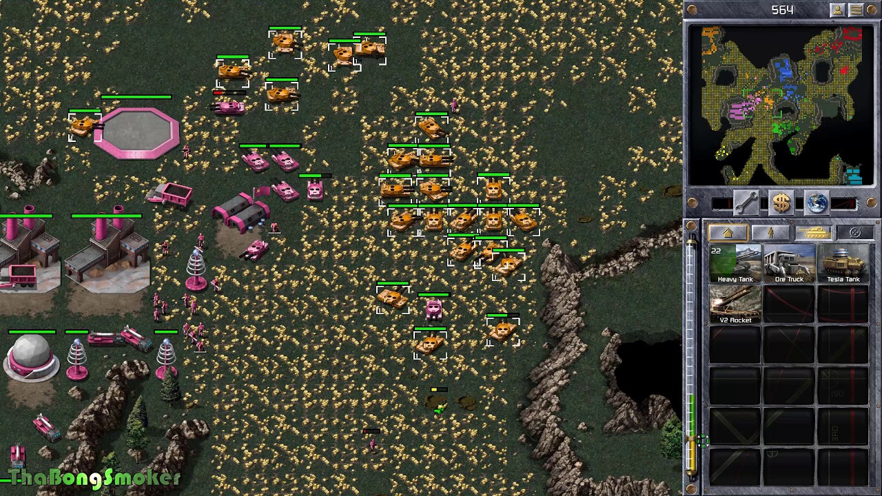 Command and Conquer Remastered Collection Red Alert Online #1 4 vs 4 ...