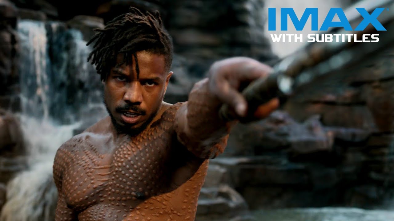 T'Challa Vs Killmonger Duel in IMAX Hindi - Fight Scene - Black Panther (2018) | Movie Clip HD ...