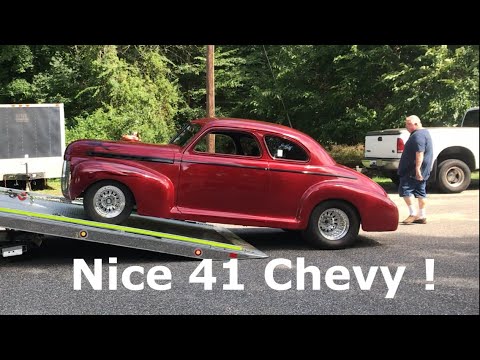 Nice 41 Chevy street rod. - YouTube