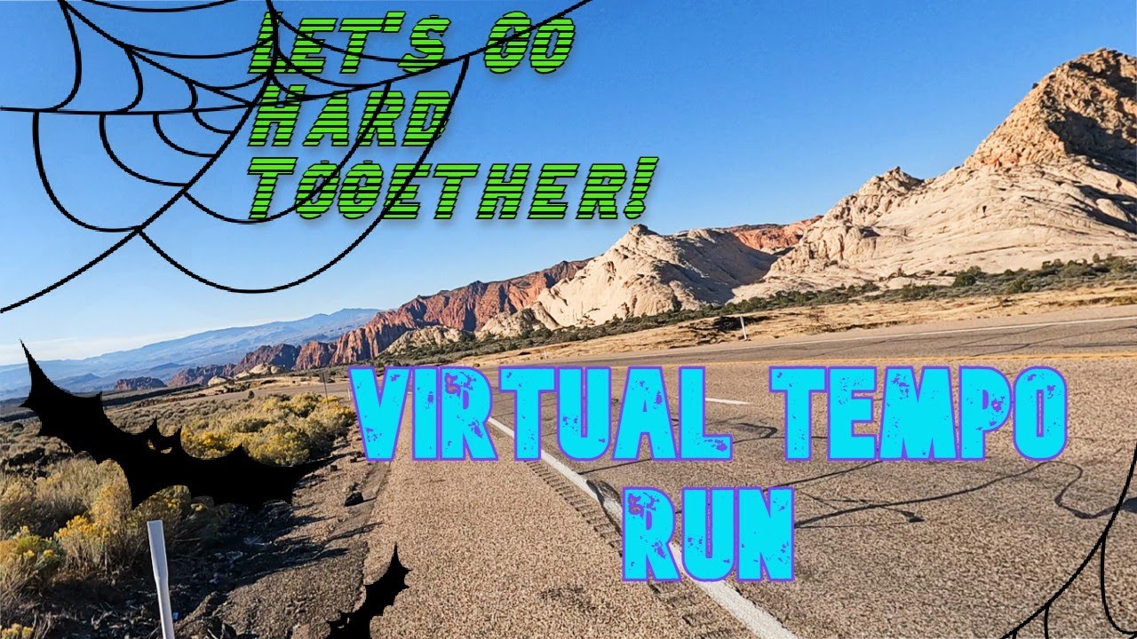 Virtual 12 Mile Tempo Run! Along Snow Canyon same route for 70.3 Ironman! - YouTube