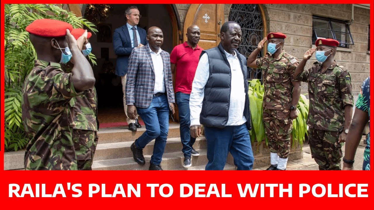 BREAKING NEWS: RAILA ATANGAZA MBINU MPYA YA KUPAMBANA na POLISI KATIKA ...
