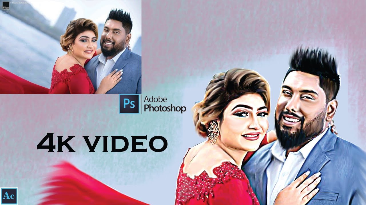 Wasthi Dulaj & Jayani wedding | Oil painting | Vector Art | Adobe ...