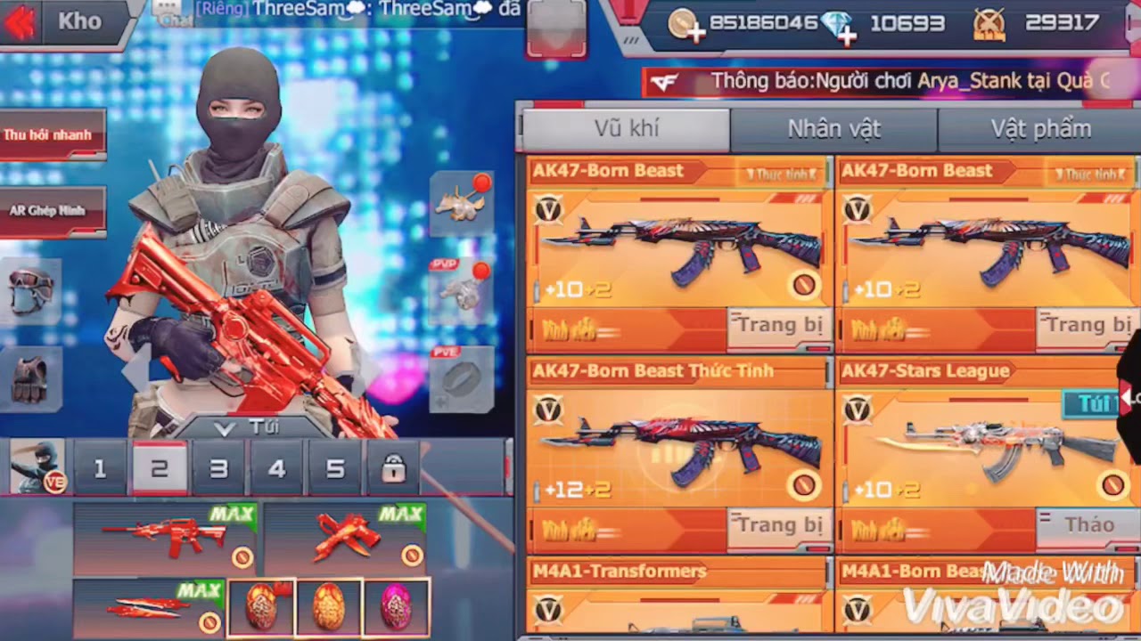 CF Mobile / CF Legends | SHOW ACC VIP 8 CỰC KHỦNG NẠP TRÊN 100 TRIỆU ...