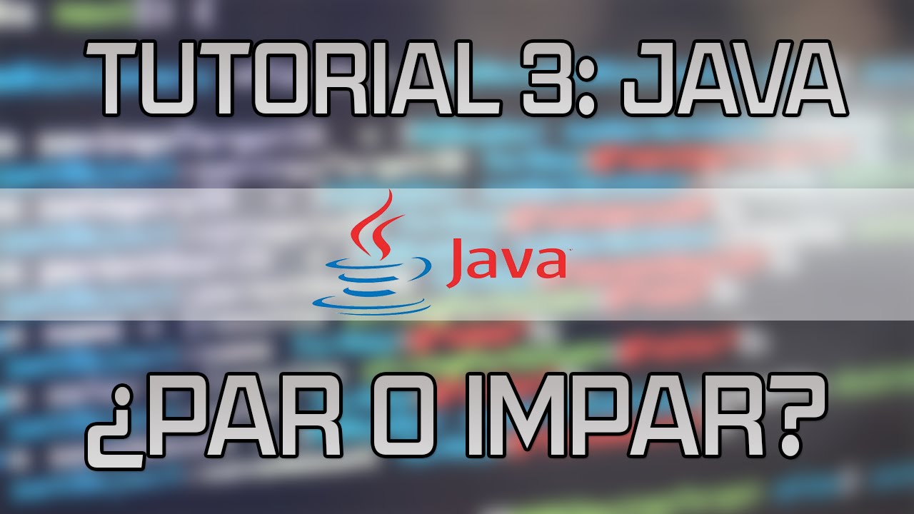 Java: Como comprobar si un número es para o impar - YouTube