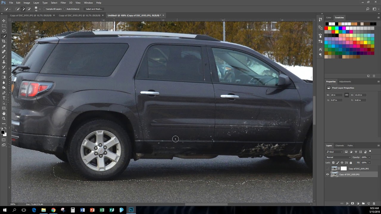 Photoshop - Sequence - Overlapping Image Demo - YouTube