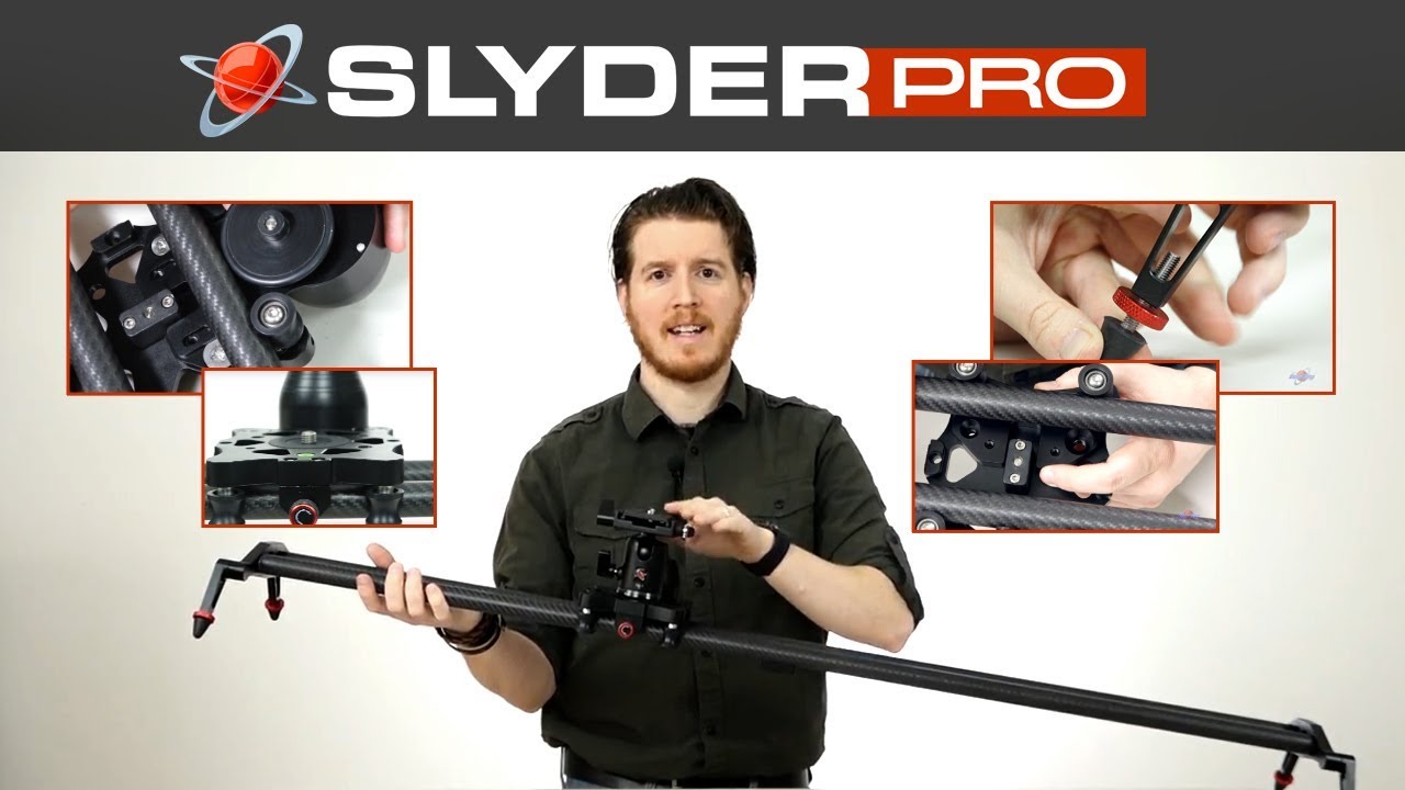 Portable Slider Dolly w/ Carbon Fiber Rails for DSLR Cameras: Digital ...