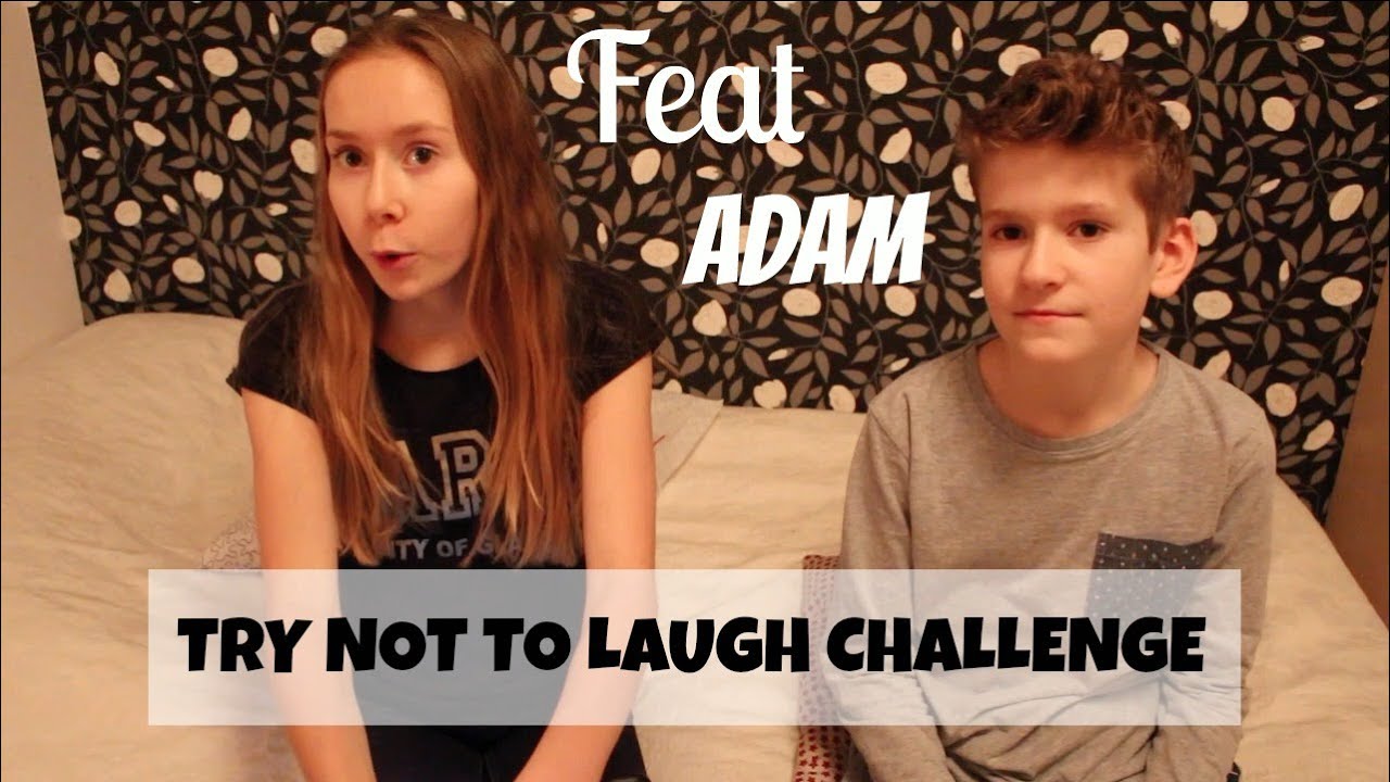 TRY NOT TO LAUGH | Feat Adam ♡ - YouTube