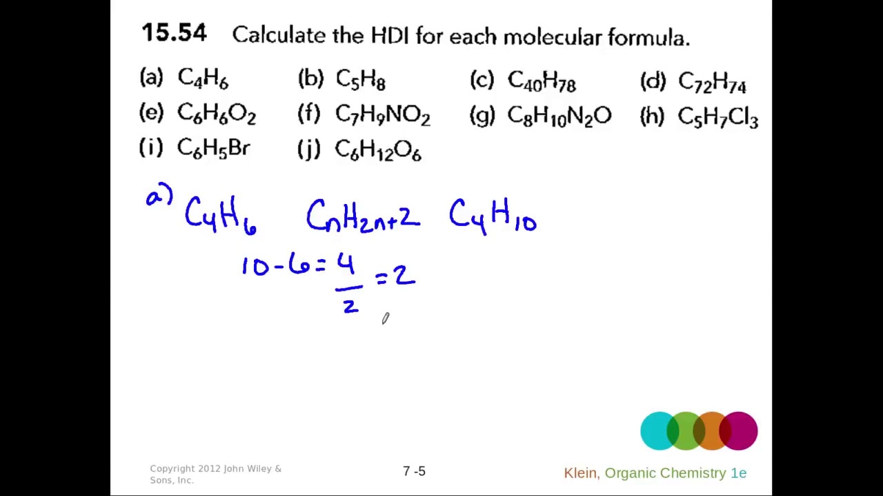 Hydrogen deficiency index - YouTube