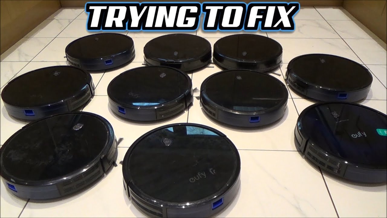 Trying to FIX: Joblot of 10x Faulty Robotic Vacuum Cleaners - YouTube