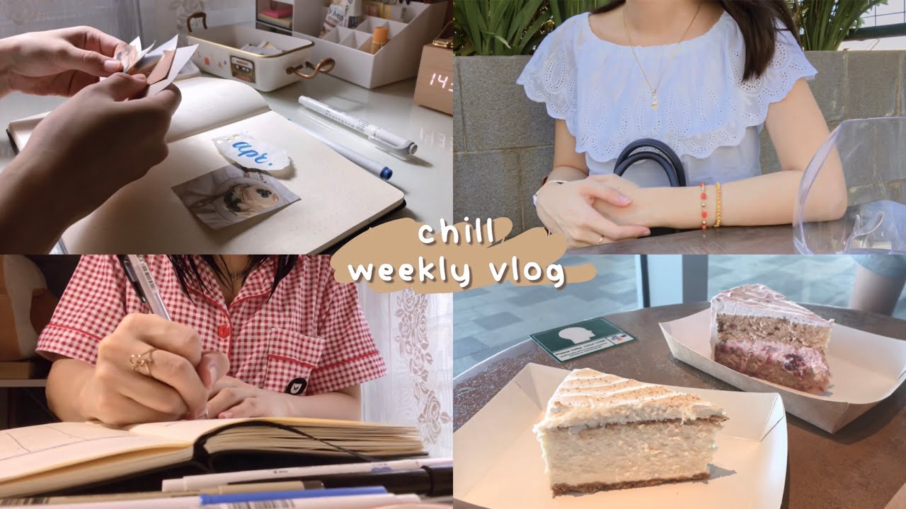 chill weekly vlog 🌱 short holiday break, eating with friends, slow days ...