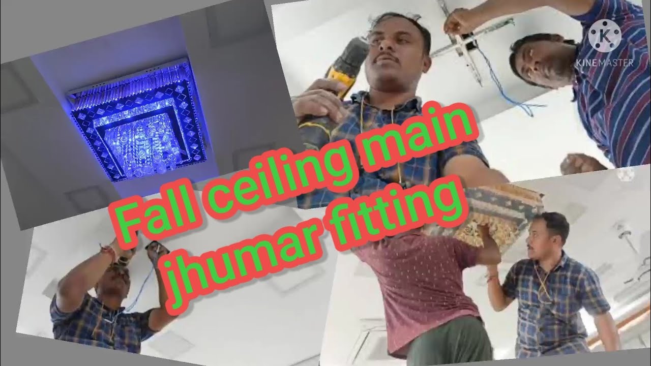 Ceeling Main Jhumar Kese Lagate Hain?🤔😙💥💥💥How To Fix The Jhumar On ...