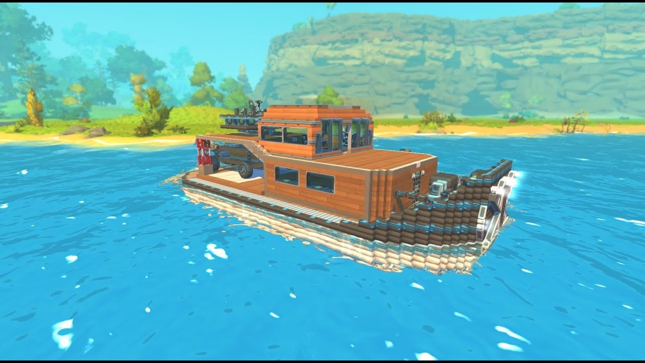 Fully Automatic Farm on a Mobile Base l Scrap Mechanic - YouTube