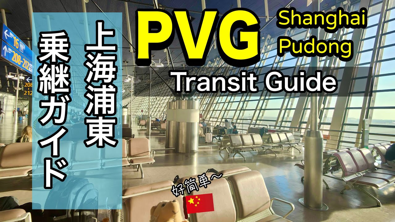 【予習で安心】上海（浦東）空港乗継ガイド PVG Airport Transit Guide (浦东机场转机指南) - YouTube