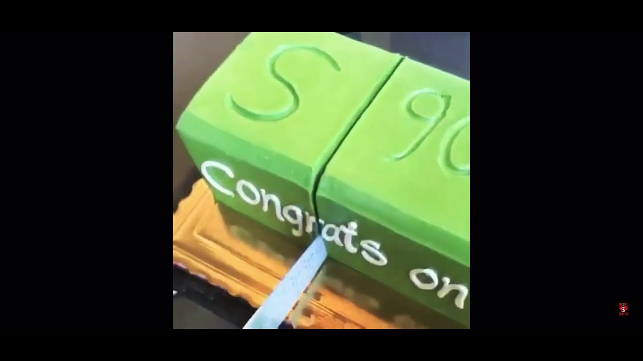 Diss how u cut a zan cake - YouTube