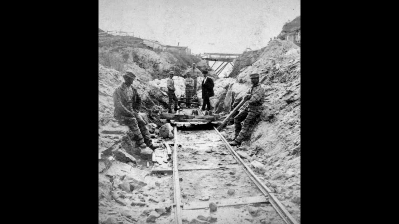 3D Stereoscopic Photographs of Sing Sing Prisoners Working at a Marble ...