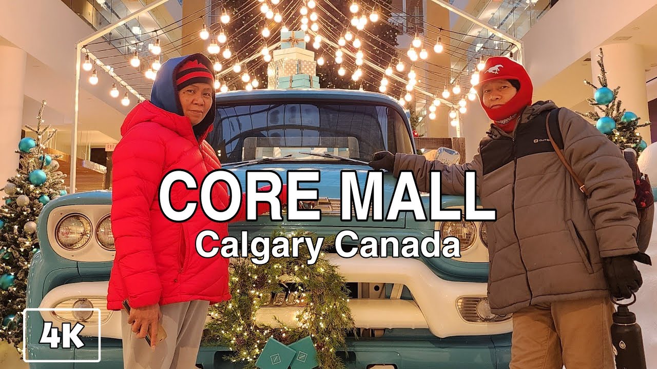 [4K]Walking Inside Core Mall to North Hill Mall Calgary Alberta Canada ...