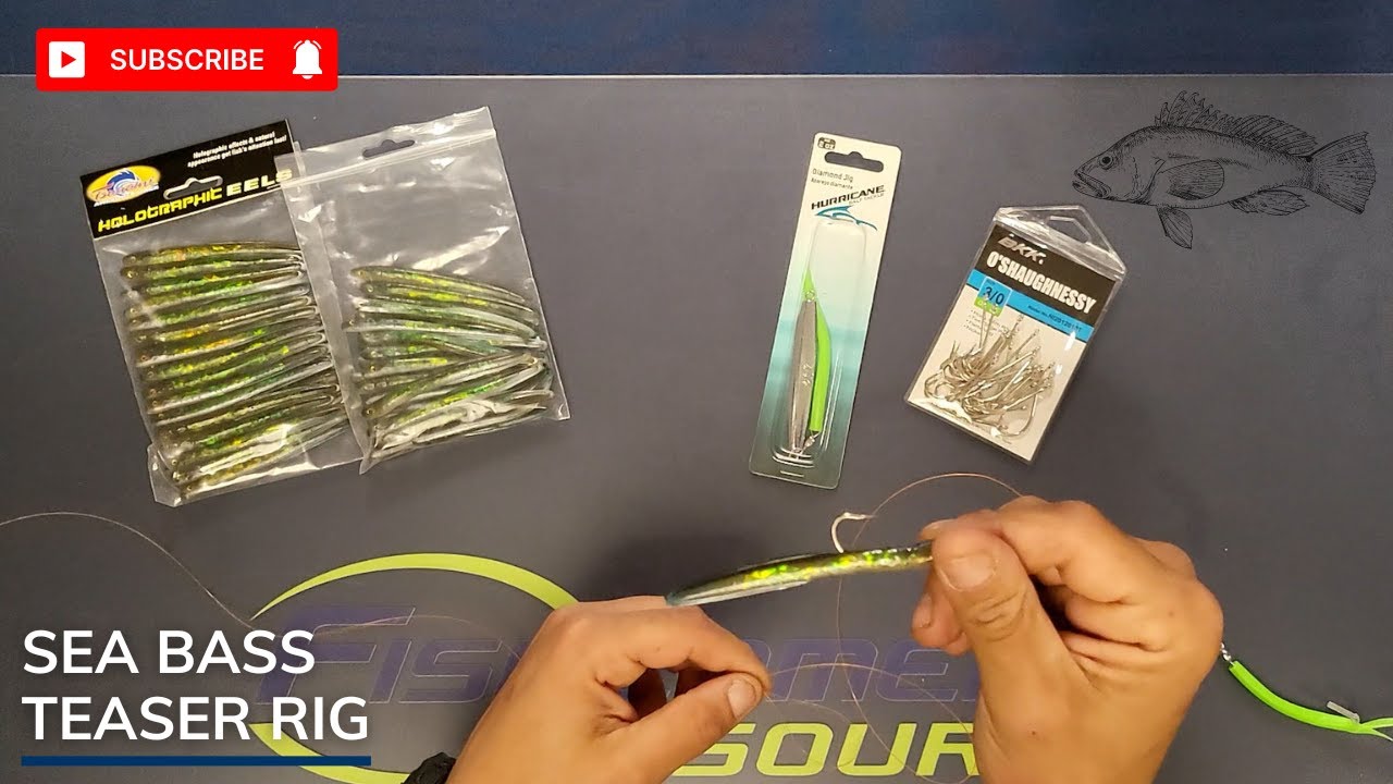 Sea Bass Teaser Rig - YouTube