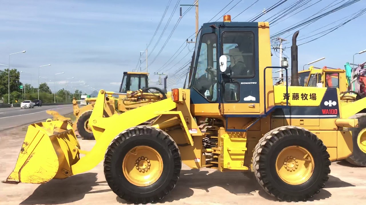 KOMATSU WA100-1 www.thaispmotor.com 081-2990958 - YouTube