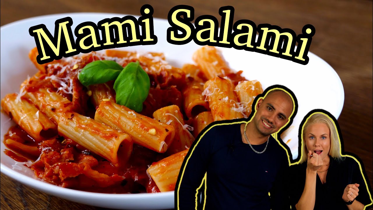 SALAMIPASTA som är snabb, enkel och SUPERGOD **Mami Salami** - YouTube