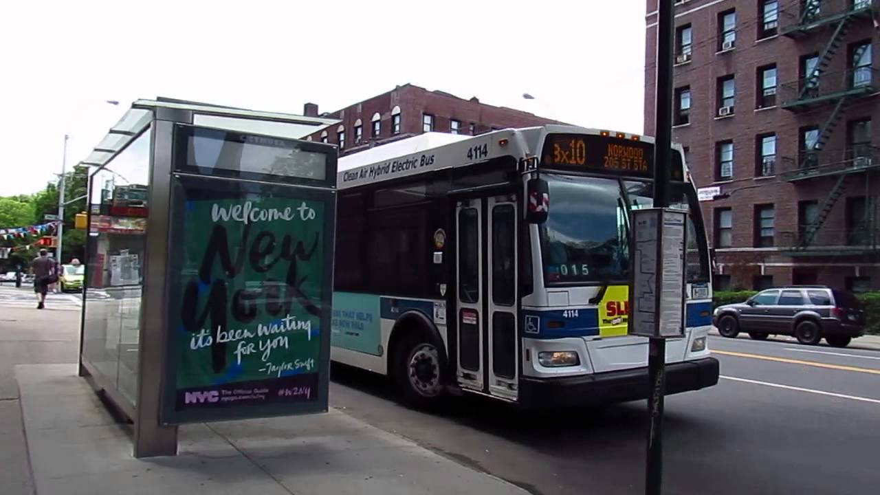 MTA New York City Bus: 2009 Orion VII NG Hybrid #4114 on the Bx10 Bus ...