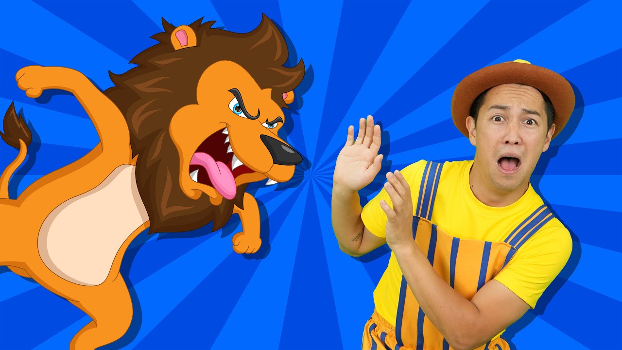 Scary Lion - Wild Animals Song | Nursery Rhymes | TigiBoo - YouTube