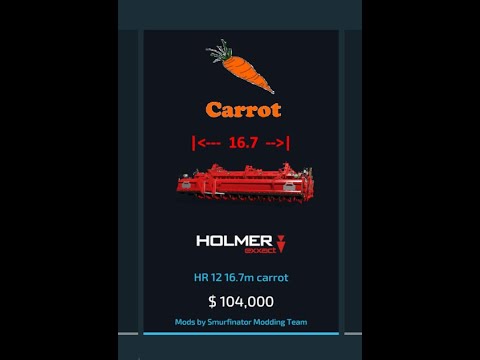 FS22 Yukon Valley Carrots? Broken MOD HOLMER TerraDos - Header - YouTube