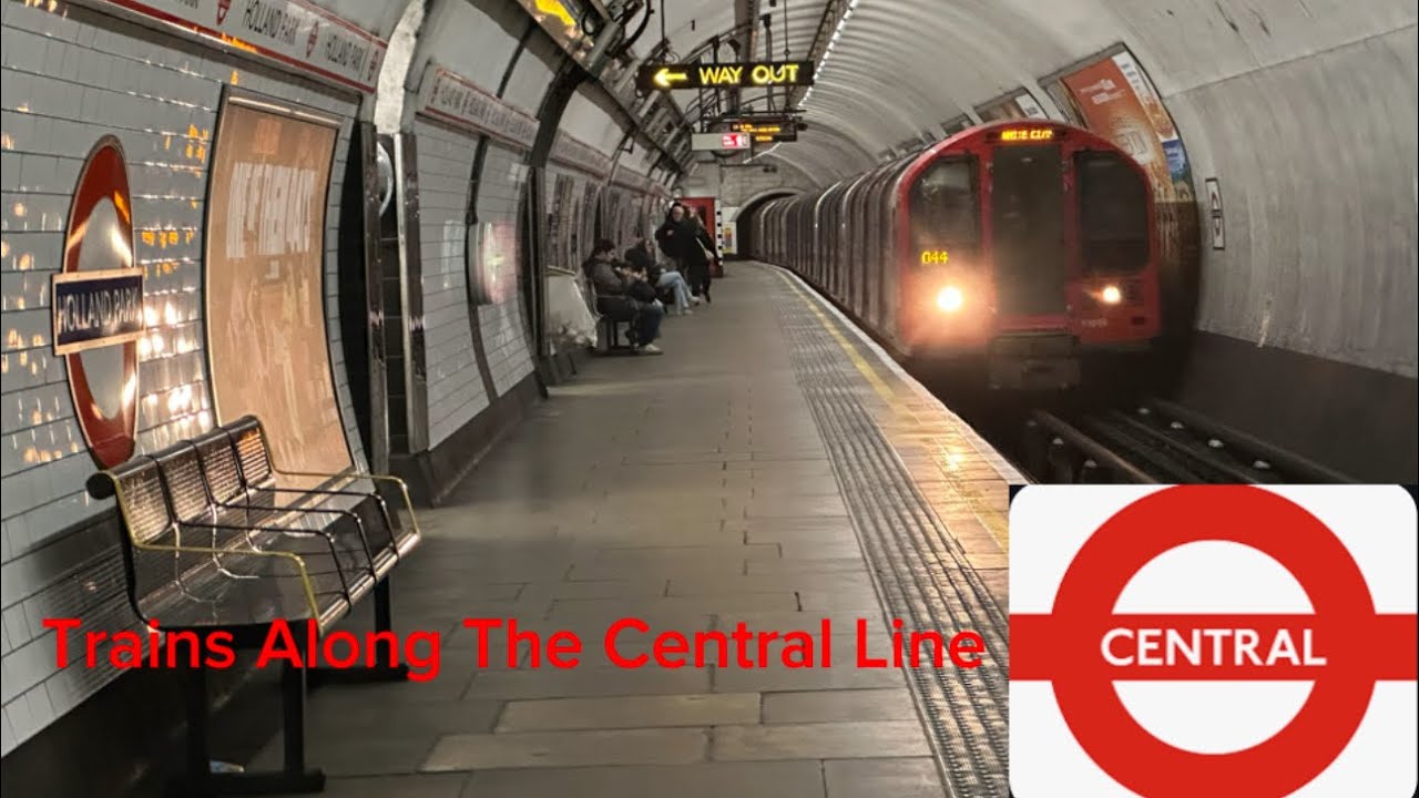Trains Along The Central Line (1992 Stock Observations)-London ...