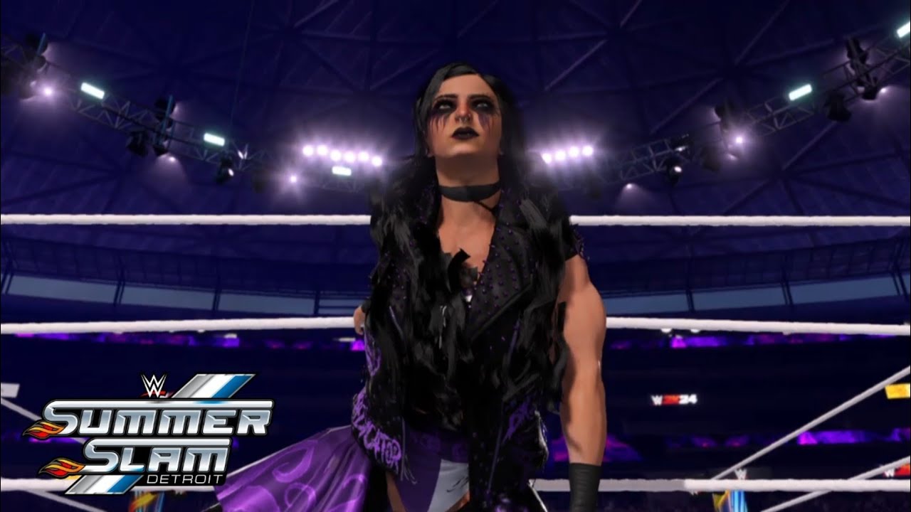 WWE 2k 24 - ( SummerSlam ) Liv Morgan vs Rhea Ripley ( World ...