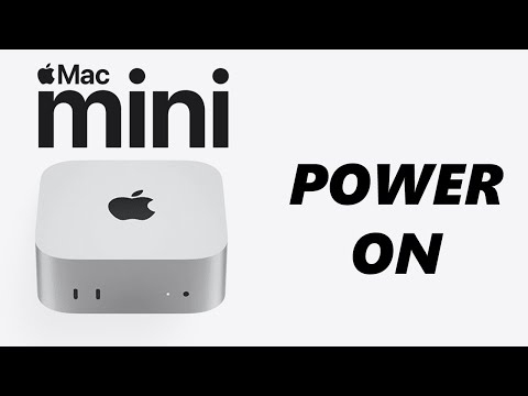 How To Turn ON (Switch ON) M4 Mac Mini