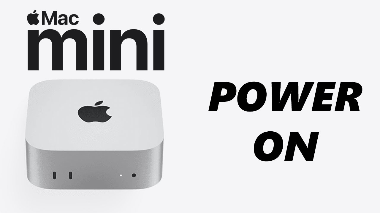 How To Turn ON (Switch ON) M4 Mac Mini - YouTube