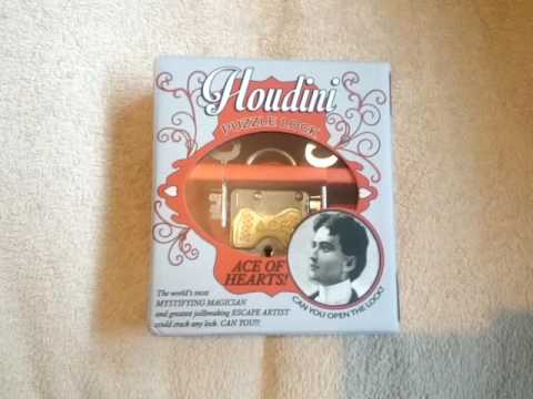 Houdini Puzzle Lock Ace Of Hearts! Cast Metal Puzzle Sealed Box View 21 ...