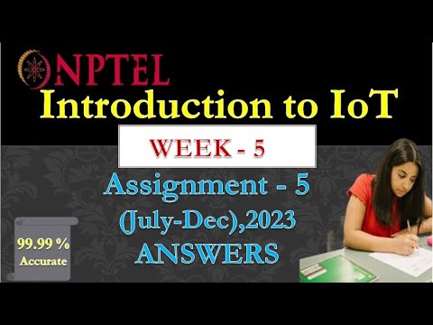 Introduction to IoT || Week5 || Assignment5 Answers || NPTELJuly2023 - YouTube