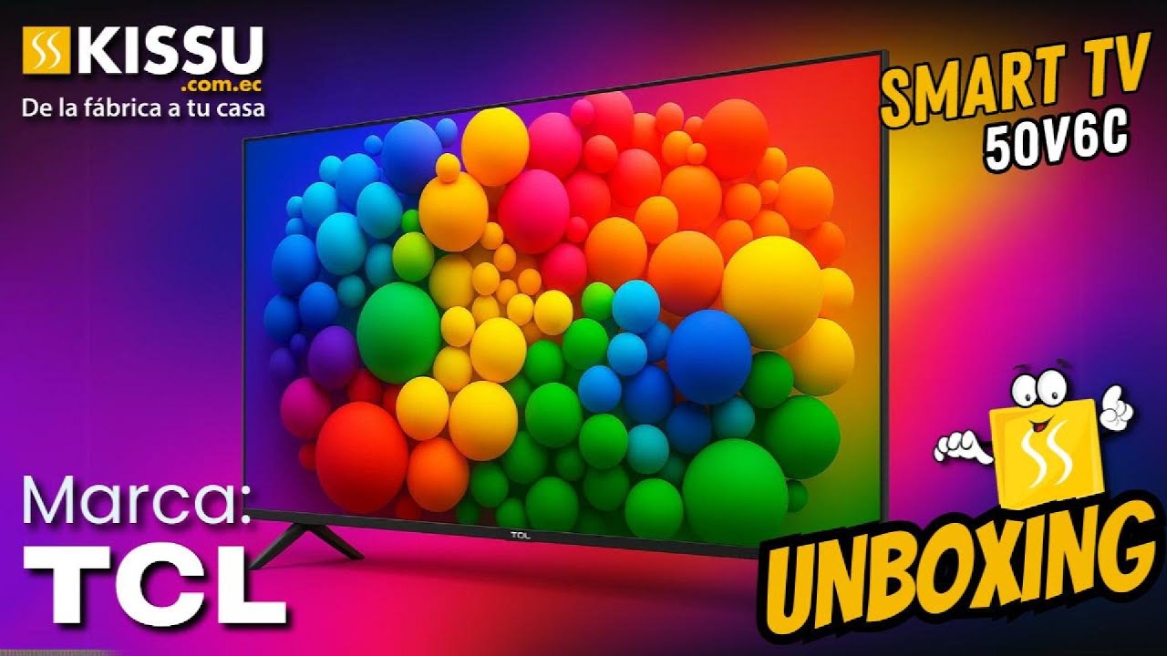 UNBOXING | Smart tv Tcl 50V6C 50" - YouTube