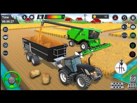 Real Tractor Driving Simulator, tractor driving real 3d farm simulator ...