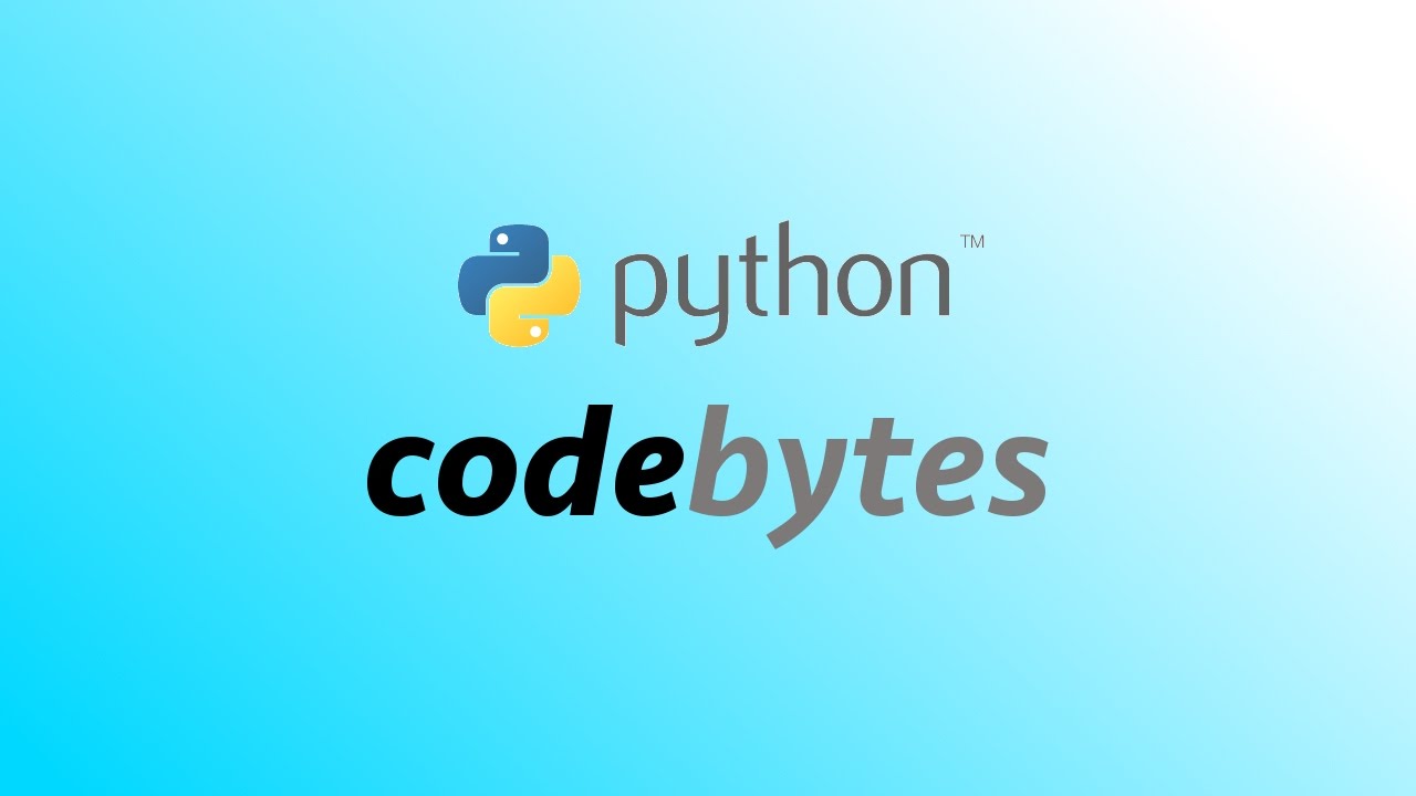 Python CodeBytes - Input - YouTube Python CodeBytes - Input - YouTube