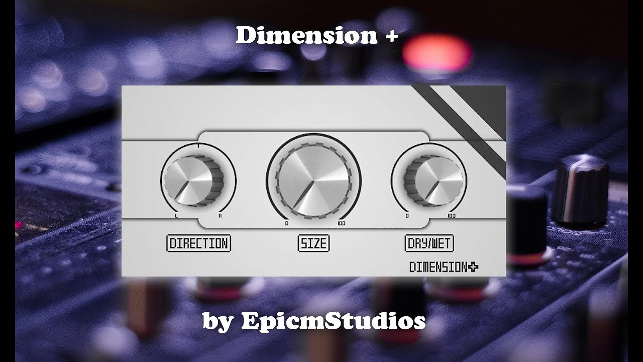 Dimension + by EpicMStudios || Reverb || Vst free - YouTube