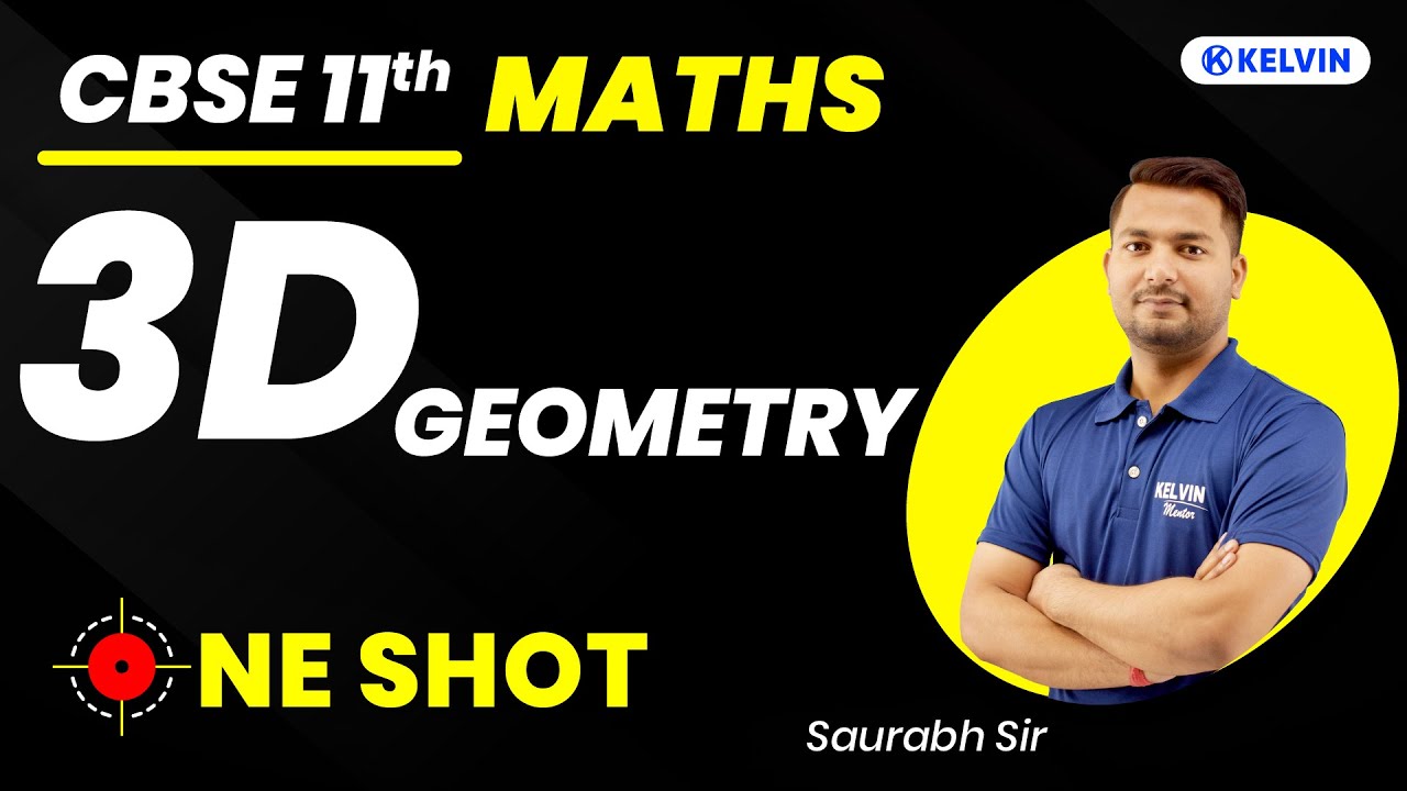 3D Geometry in One Shot | Class 11 Maths Complete Chapter | NCERT | JEE ...