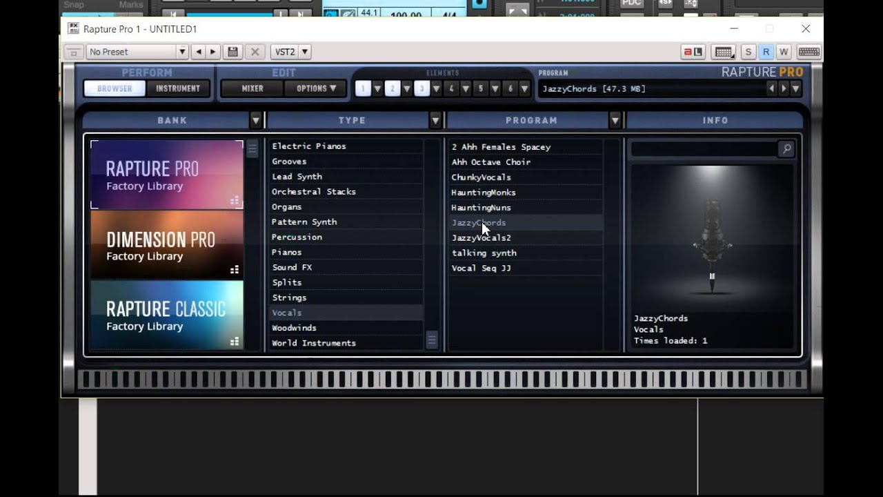 Rapture Pro Vocal Instruments Example - YouTube