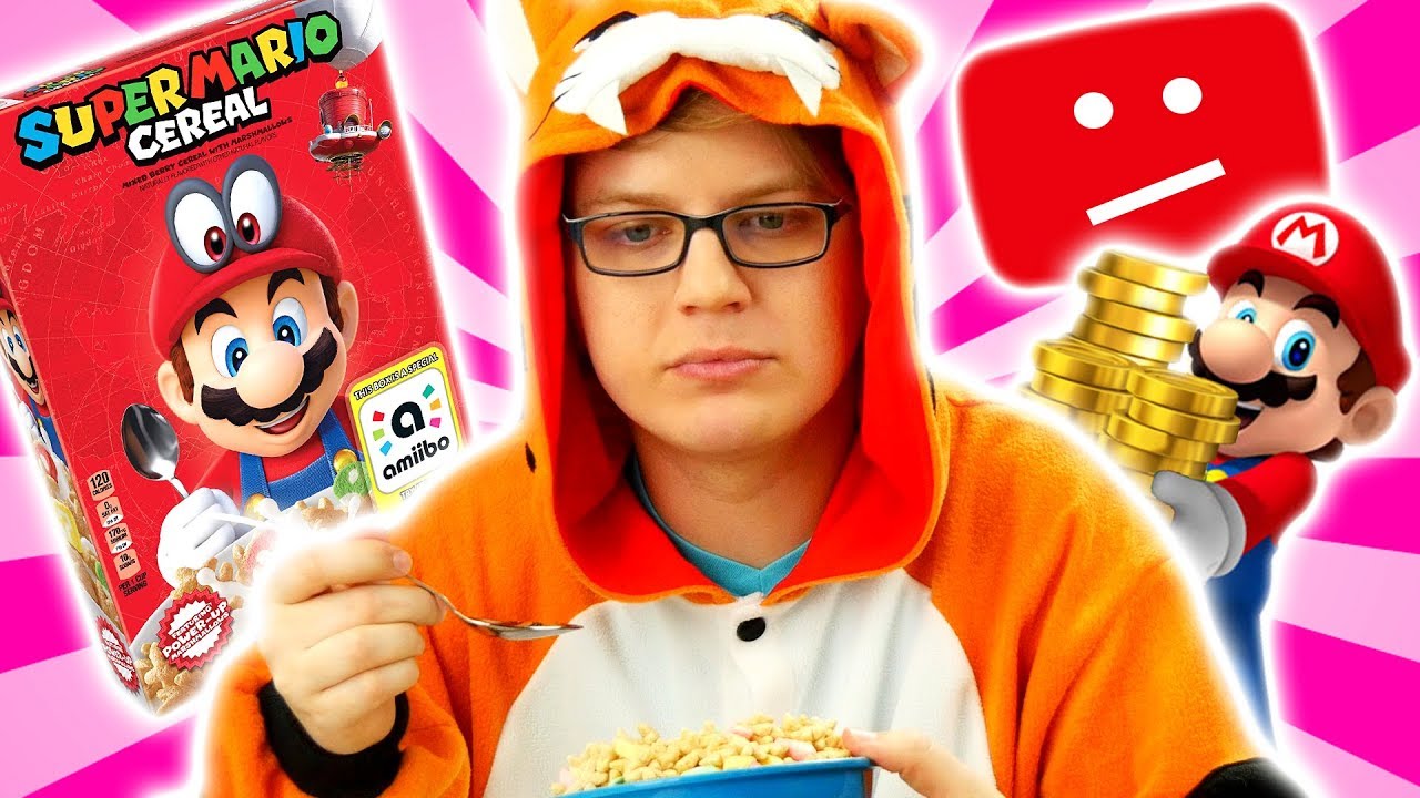 Eating Super Mario Cereal In Deep Thought - YouTube