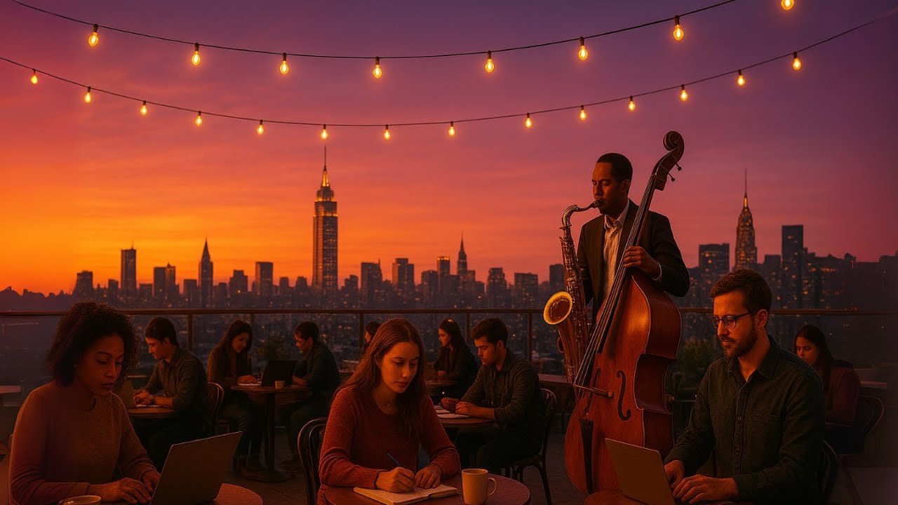 Smooth instrumental jazz from an autumn coffee shop 🍂 best music for ...