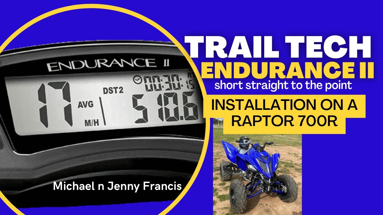 Trail Tech Endurance II Installation on a Raptor 700R - YouTube